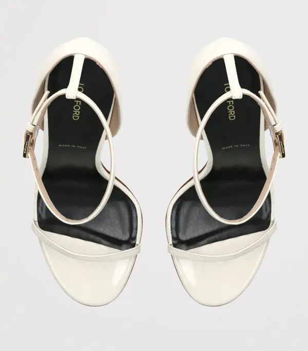 TOM FORD Patent Leather Vertigo Heeled Sandals 105