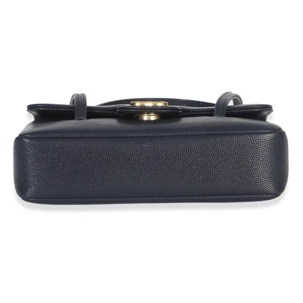 Chanel Grained Calfskin Preppy Flap Bag