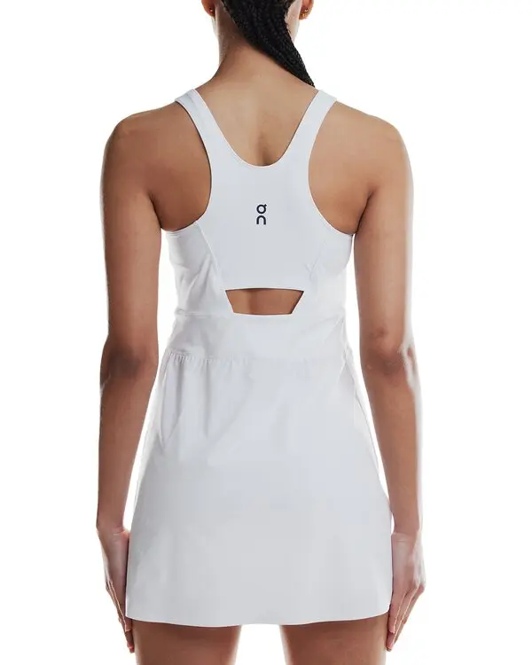 On Split Court Dress - White