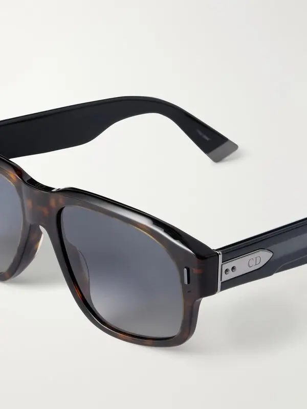Dior D-frame Acetate Sunglasses - Brown