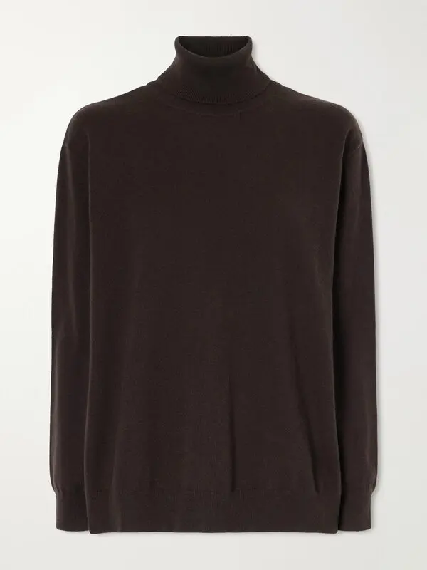 Brunello Cucinelli Cashmere Turtleneck Sweater - Brown