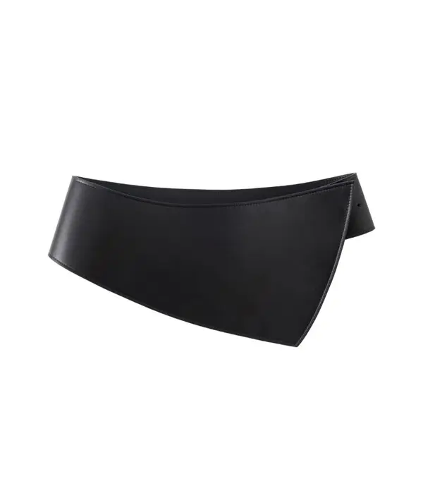 Tove Leather Belt - Black