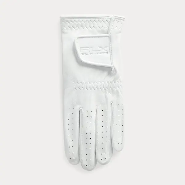 Ralph Lauren Leather Golf Glove Left Hand - White