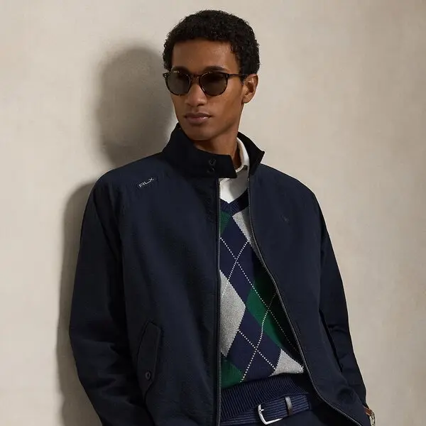 Ralph Lauren Performance Seersucker Jacket - Refined Navy