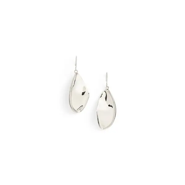 Ralph Lauren Silver-tone Horn Earrings