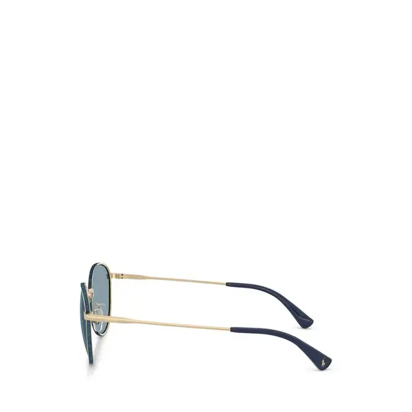 Ralph Lauren Denim-effect Round Sunglasses
