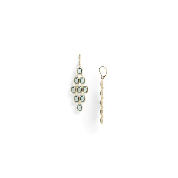 Ralph Lauren Gold-plated Stone Chandelier Earrings