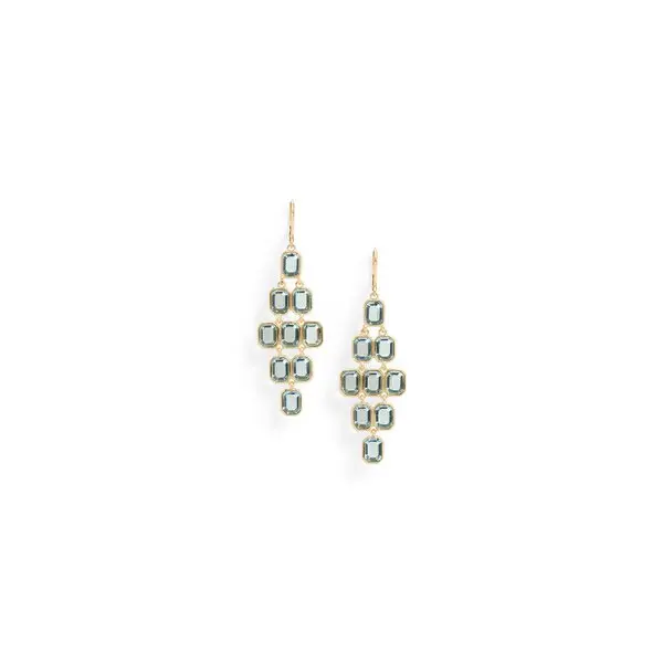 Ralph Lauren Gold-plated Stone Chandelier Earrings
