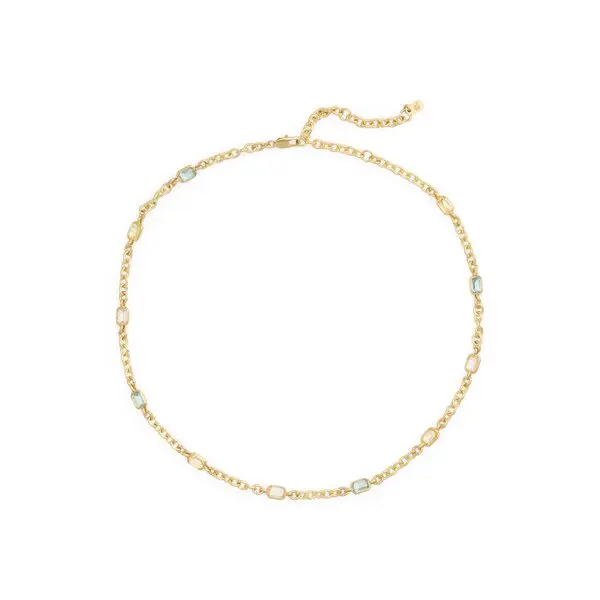 Ralph Lauren Gold-plated Stone Station Necklace