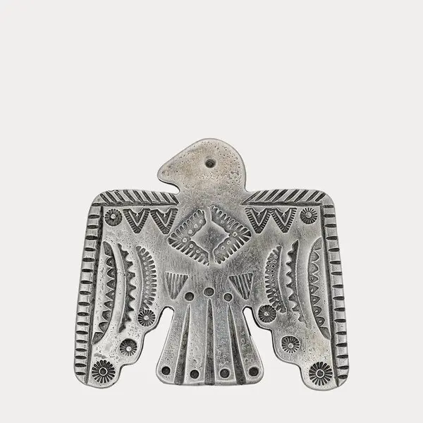 Ralph Lauren Rl X Neil Zarama Thunderbird Belt Buckle - Silver