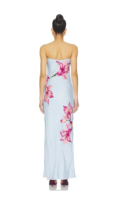 Rococo Sand Strapless Maxi Dress - Blue
