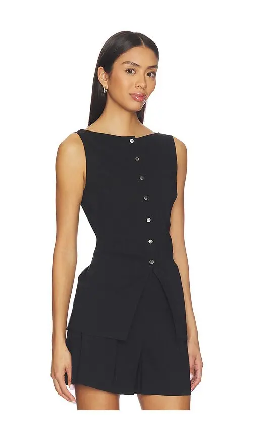 Theory Boatneck Cutaway Top