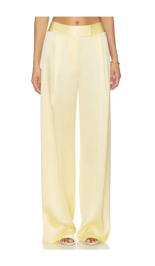THE SEI Relaxed Trouser - Custard