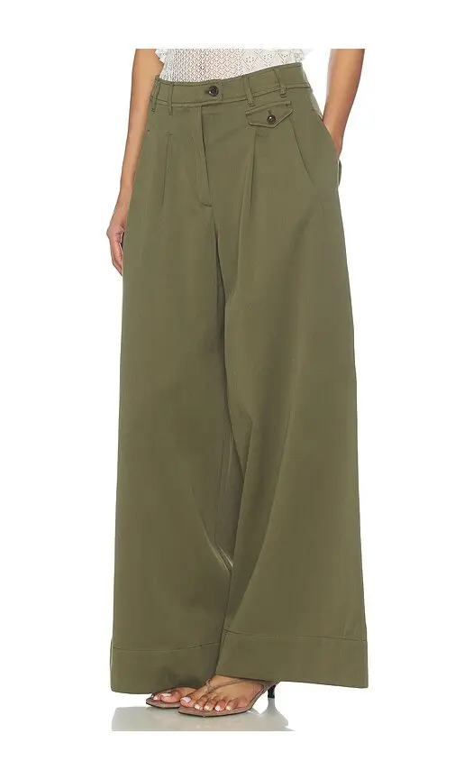 Ulla Johnson Motherwell Wide Leg Trouser Pants