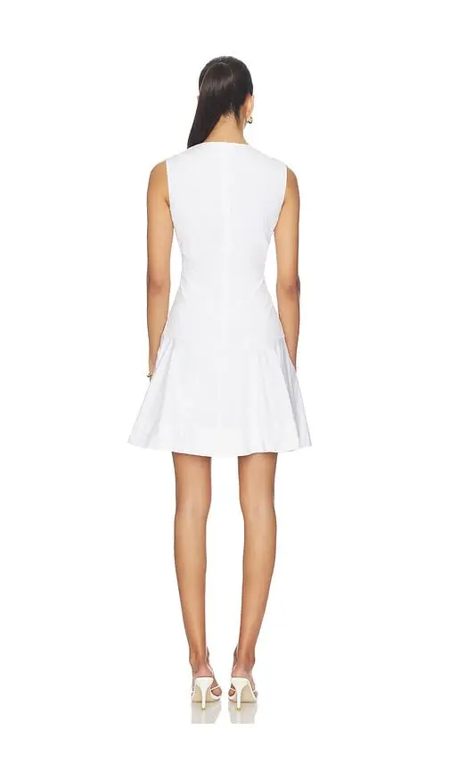 Veronica Beard Mini Karrigan Dress - White
