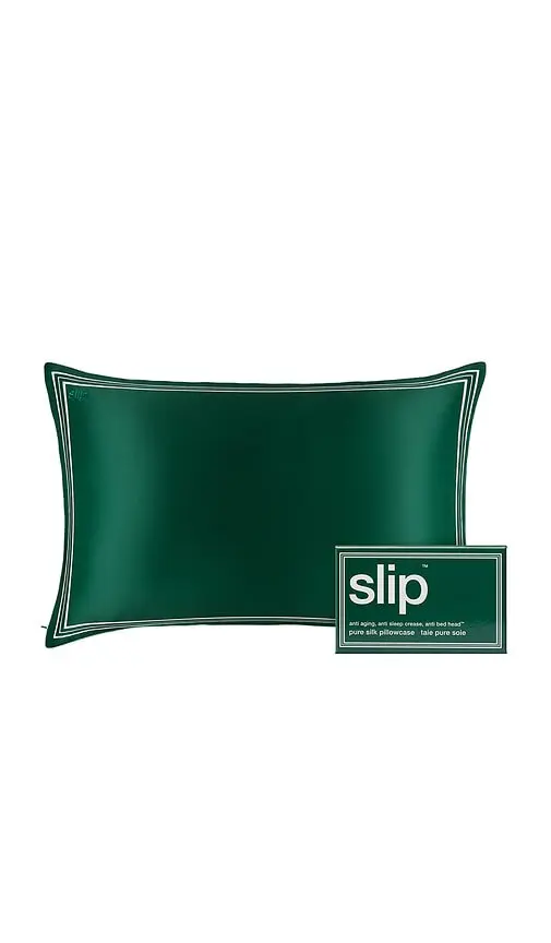 Slip Pure Silk Queen Pillowcase - Green