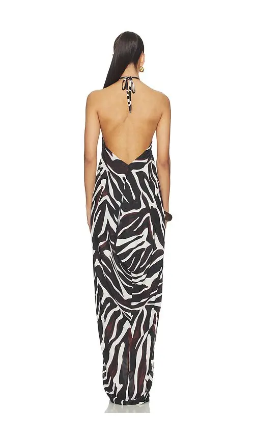 Superdown Jaslynn Halter Maxi Dress