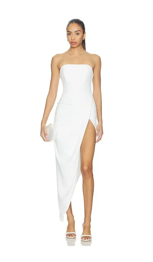 Superdown Victoria Corset Maxi Dress - White