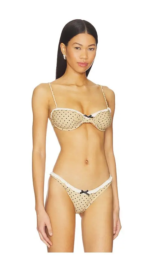 With Jéan Polka Dot Bikini Top