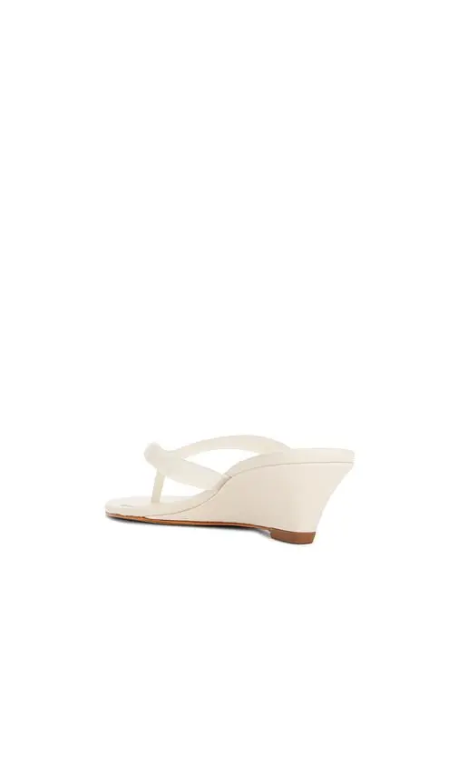 Schutz Roslyn Wedge Sandal - Sugar White