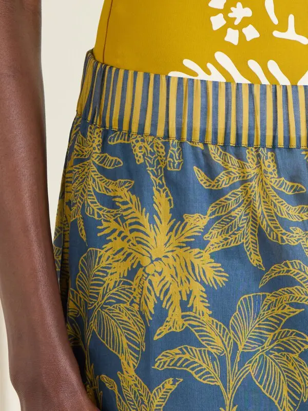 ERES Itinerant Printed Cotton-voile Straight-leg Pants