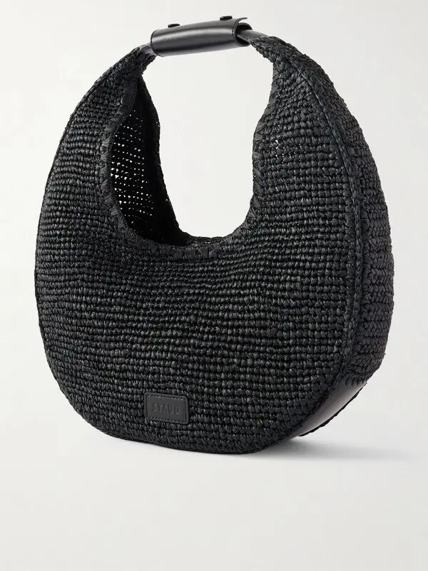 Staud Moon Large Raffia Tote