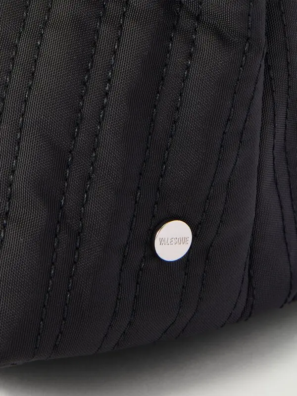 VALESQUE Leather-trimmed Quilted Shoulder Bag