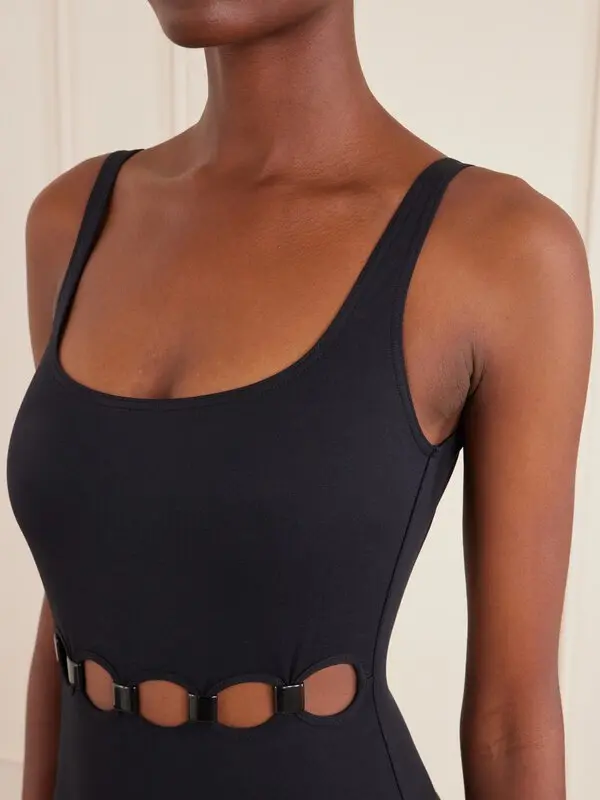 ERES Cutout Embellished One-piece Swimsuit - Black