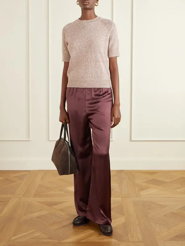 Varley Cotton And Linen-blend T-shirt