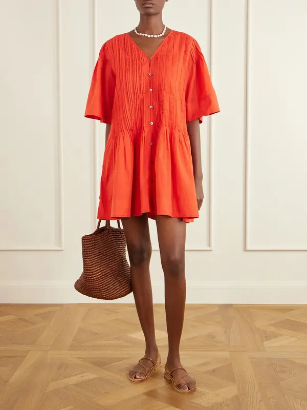 Sea Alberte Cotton Mini Dress