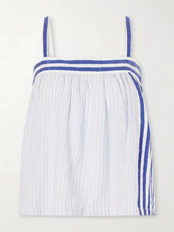LEMLEM Thea Cotton Tank Top - Blue