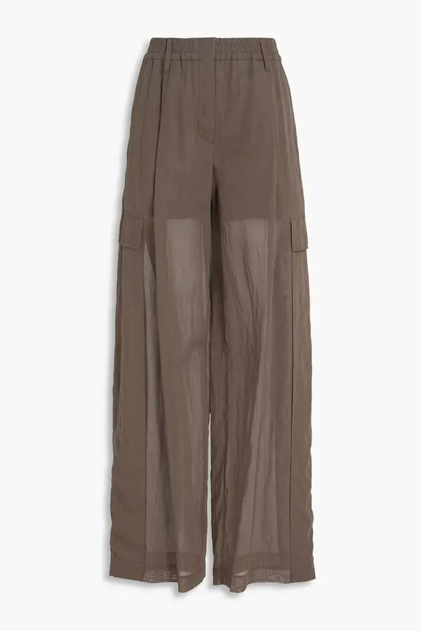 Brunello Cucinelli Cotton-voile Cargo Pants