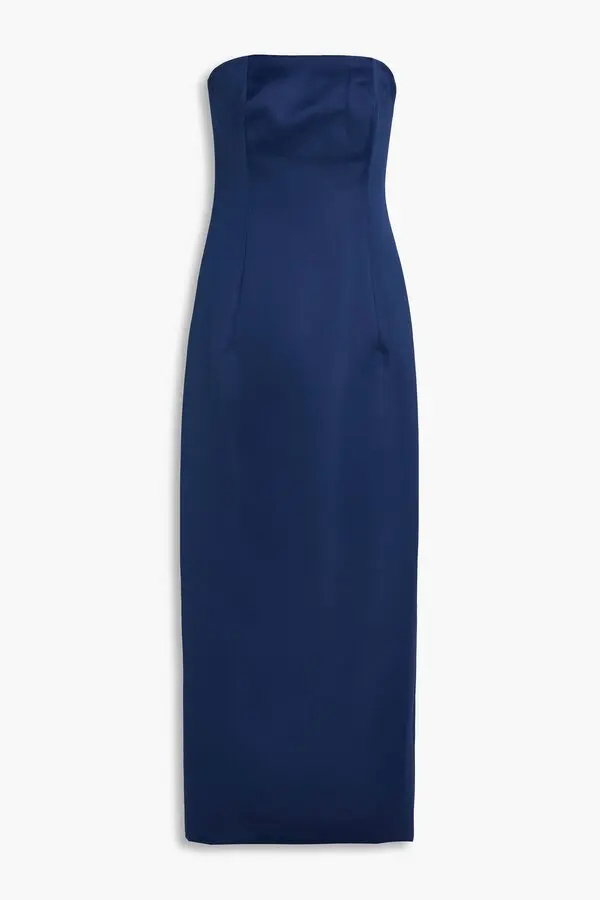 LEO LIN Rayna Strapless Maxi Dress - Navy