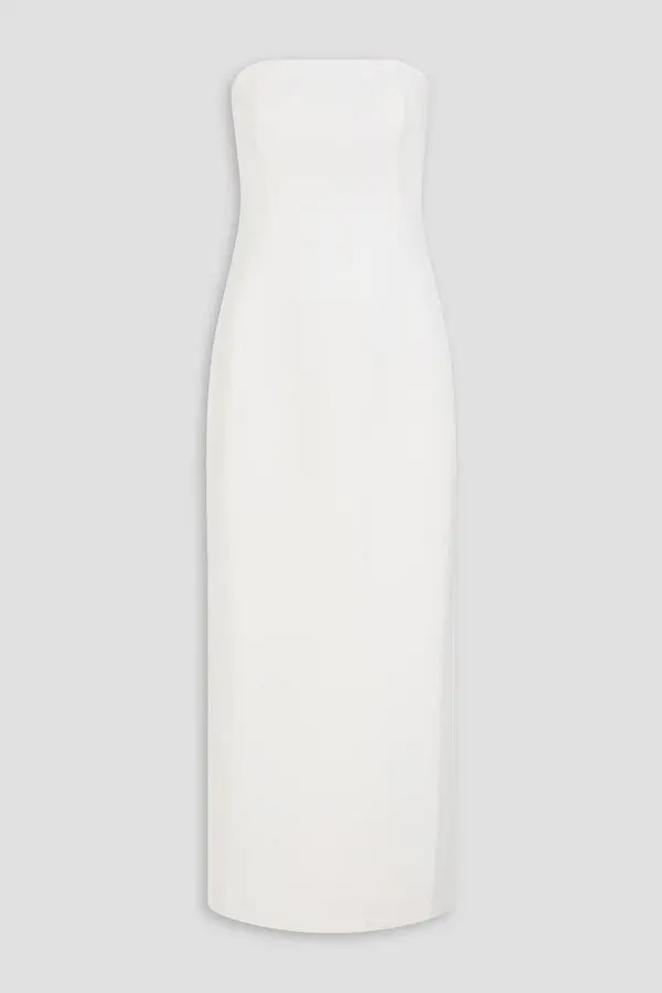 LEO LIN Rayna Strapless Maxi Dress - White