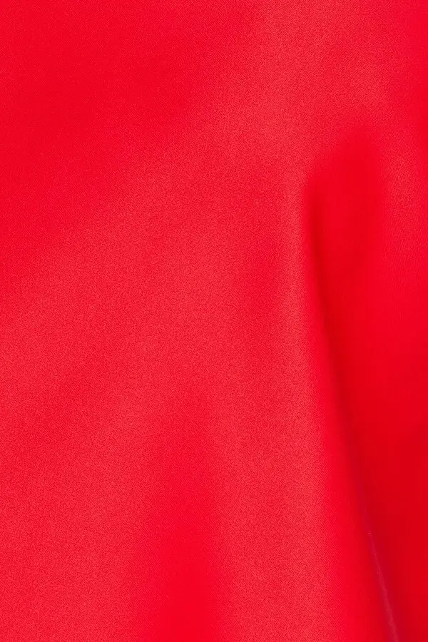 LEO LIN Strapless Satin Dress