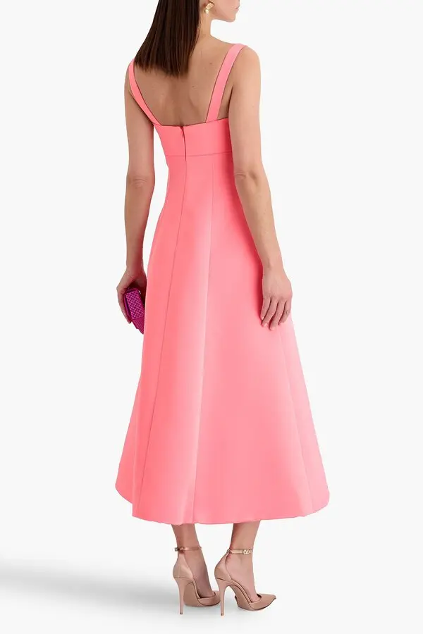 LEO LIN Lucinda Satin Maxi Dress - Coral