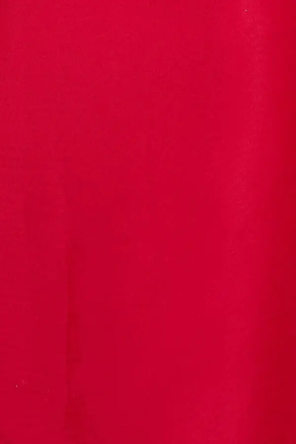 LEO LIN Jing Silk-organza Midi Skirt - Crimson
