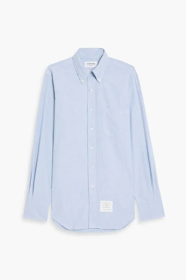 Thom Browne Cottonpiqué Shirt - Light Blue