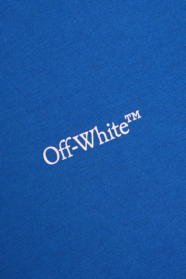 Off-White Printed Cottonjersey Tshirt - Blue