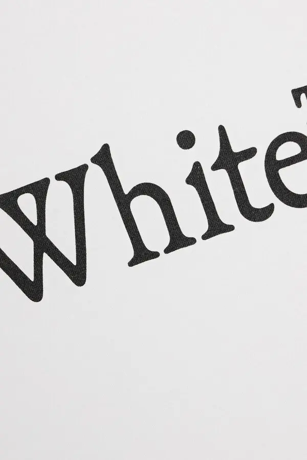 Off-White Printed Cottonjersey Tshirt - White