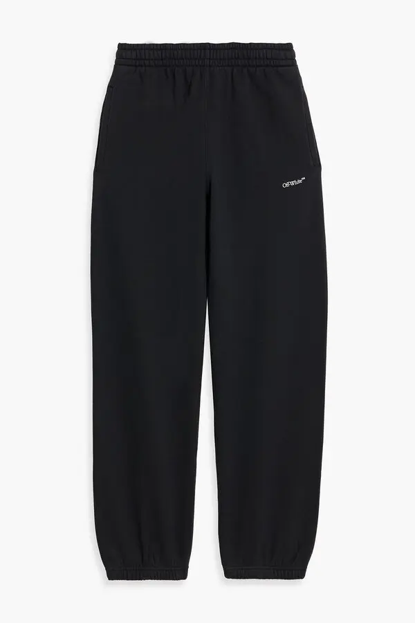 Off-White French Cottonterry Sweatpants - Black