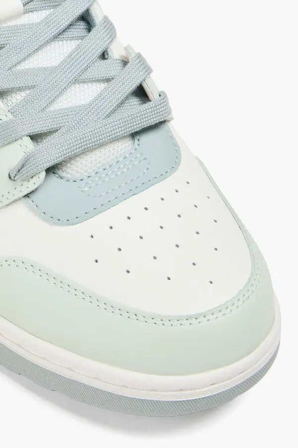 Off-White Out Of Office Leather Sneakers - Mint
