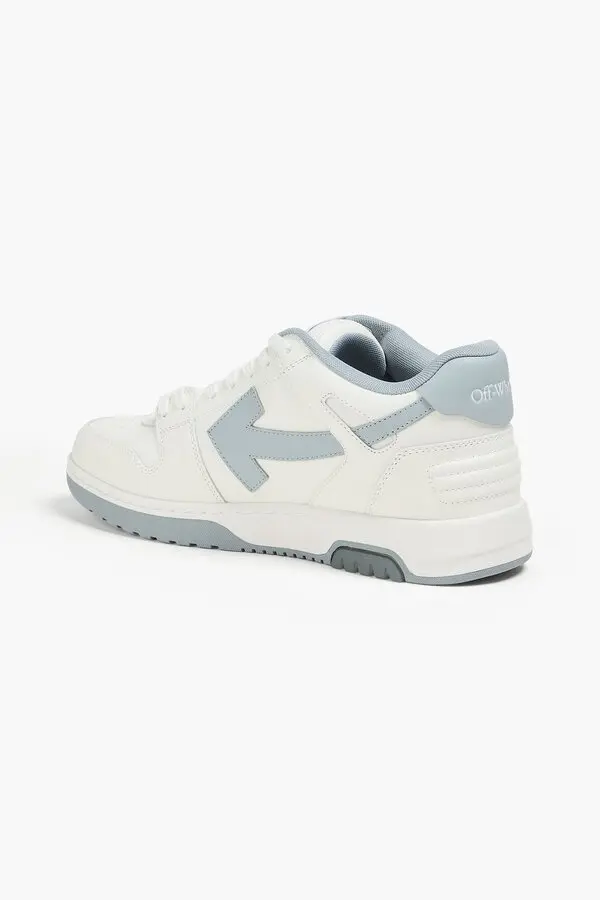 Off-White Out Of Office Leather Sneakers - Sky Blue
