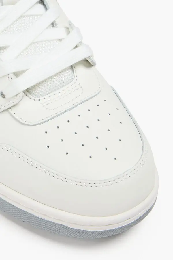 Off-White Out Of Office Leather Sneakers - Sky Blue