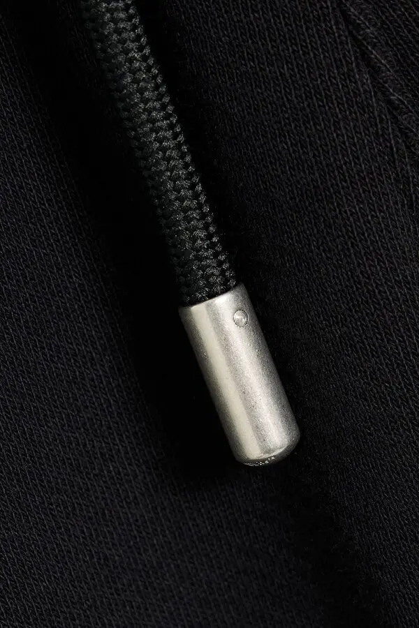 Off-White Embroidered Cottonjersey Sweatpants - Black
