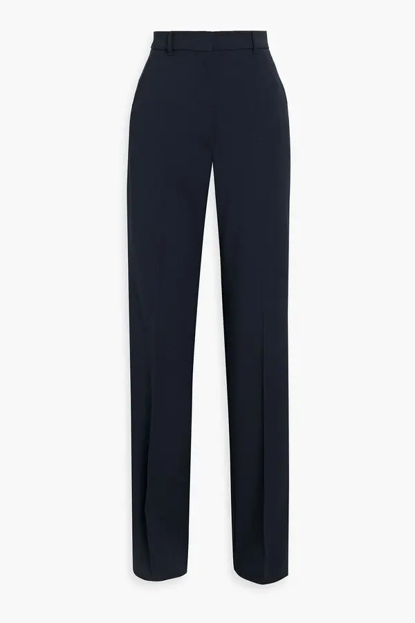 Max Mara Quasar Wooltwill Straightleg Pants - Navy