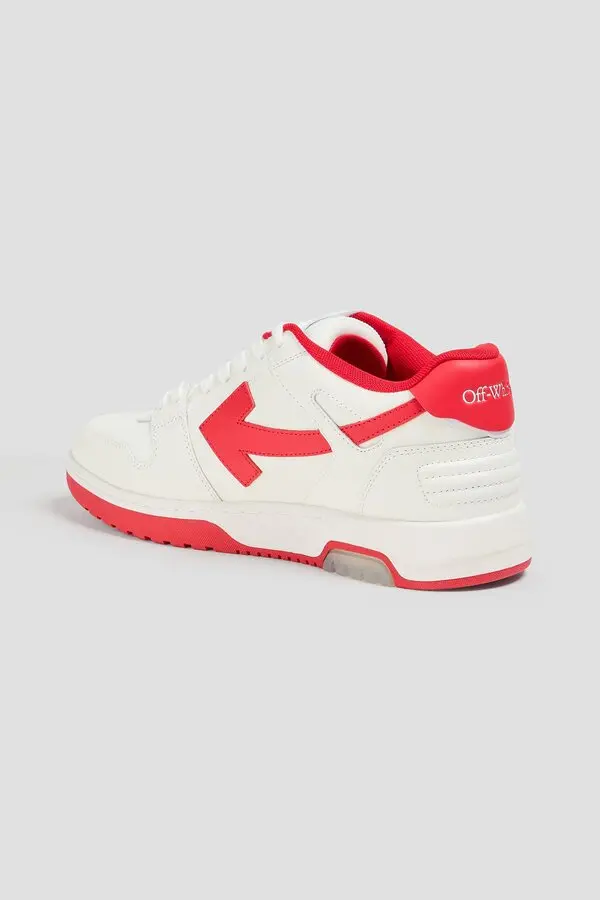Off-White Out Of Office Leather Sneakers - Ivory