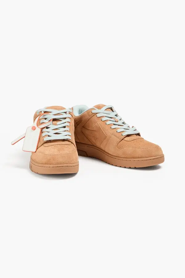 Off-White Out Of Office Suede Sneakers - Camel