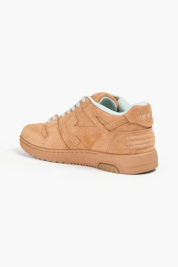 Off-White Out Of Office Suede Sneakers - Camel