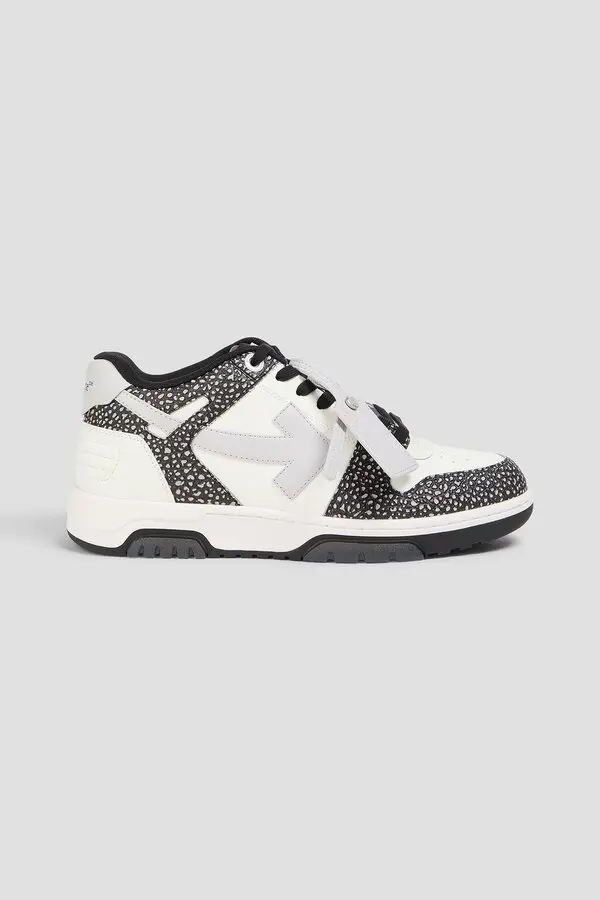 Off-White Out Of Office Textured Leather Sneakers